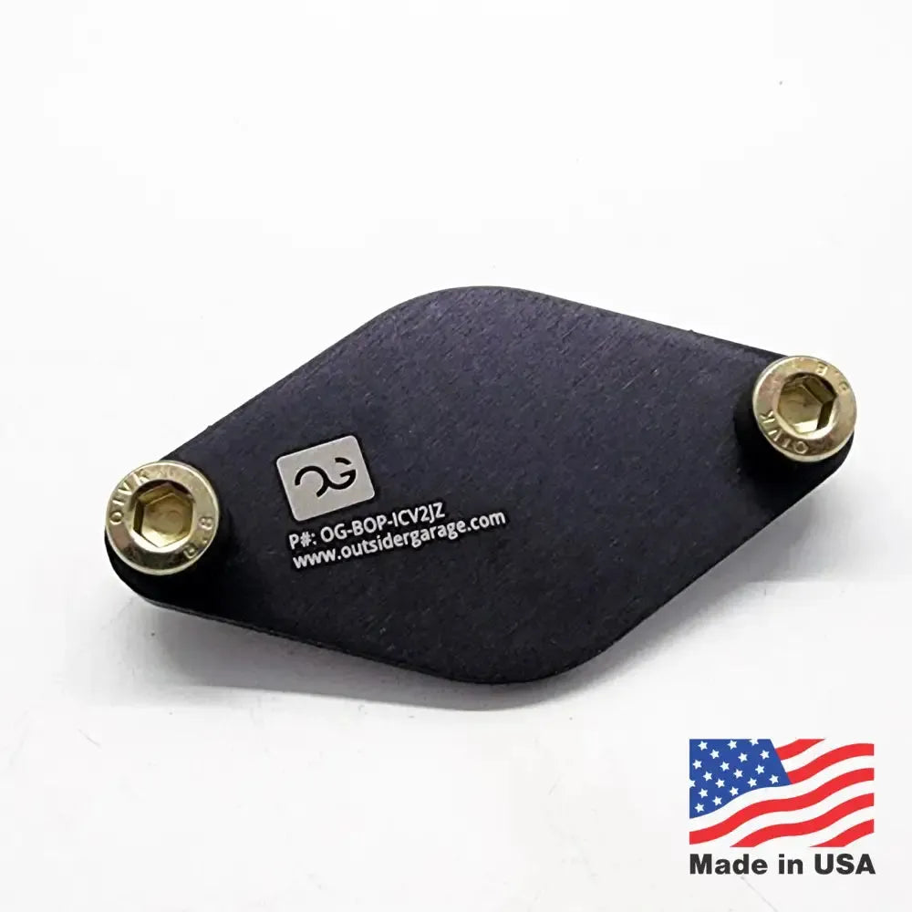 Toyota 2JZ Idle Air Control (IACV) Block off Plate | Outsider Garage